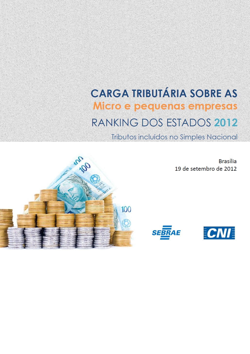 Carga Tributária sobre as Micro e Pequenas Empresas - Ranking dos ...